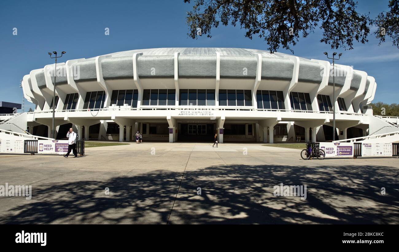 Baton Rouge, Louisiana, USA - 2020: The Pete Maravich Assembly Center ...