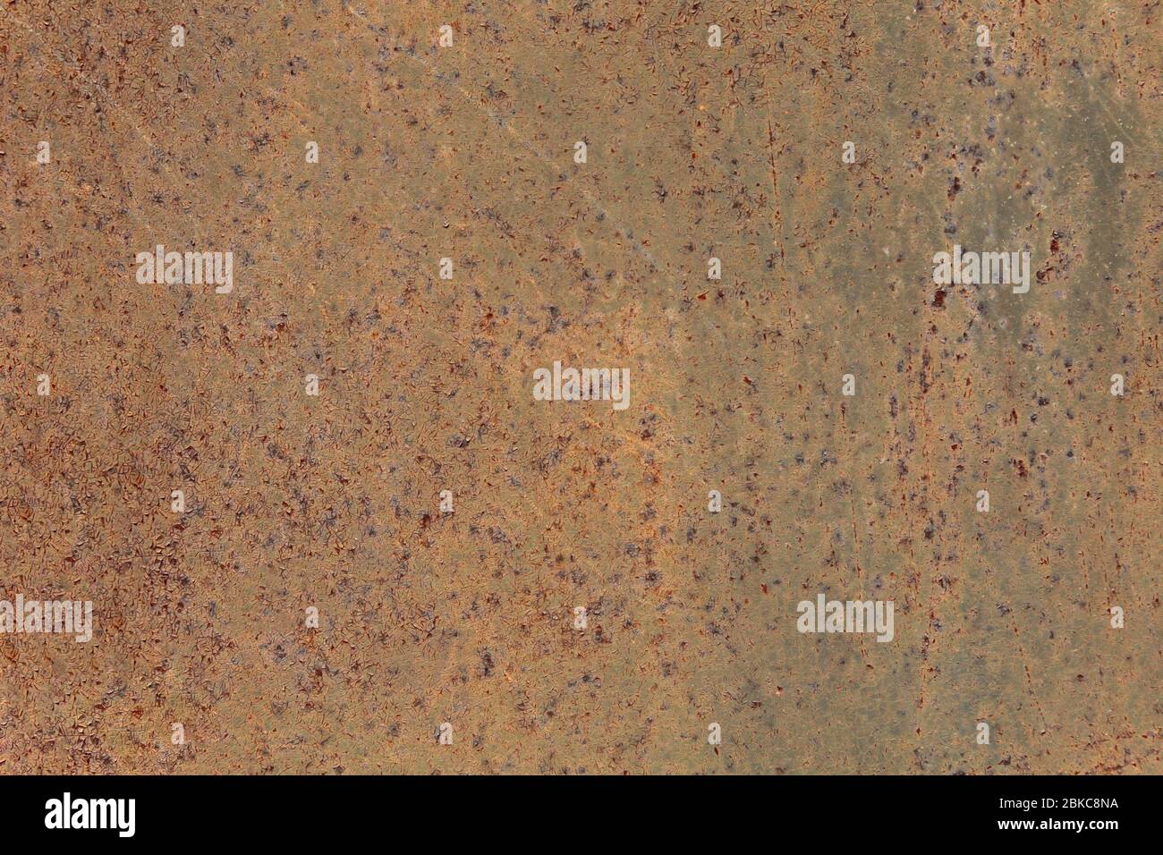 Rusted metallic wall background, texture. An old brown and rusty ...