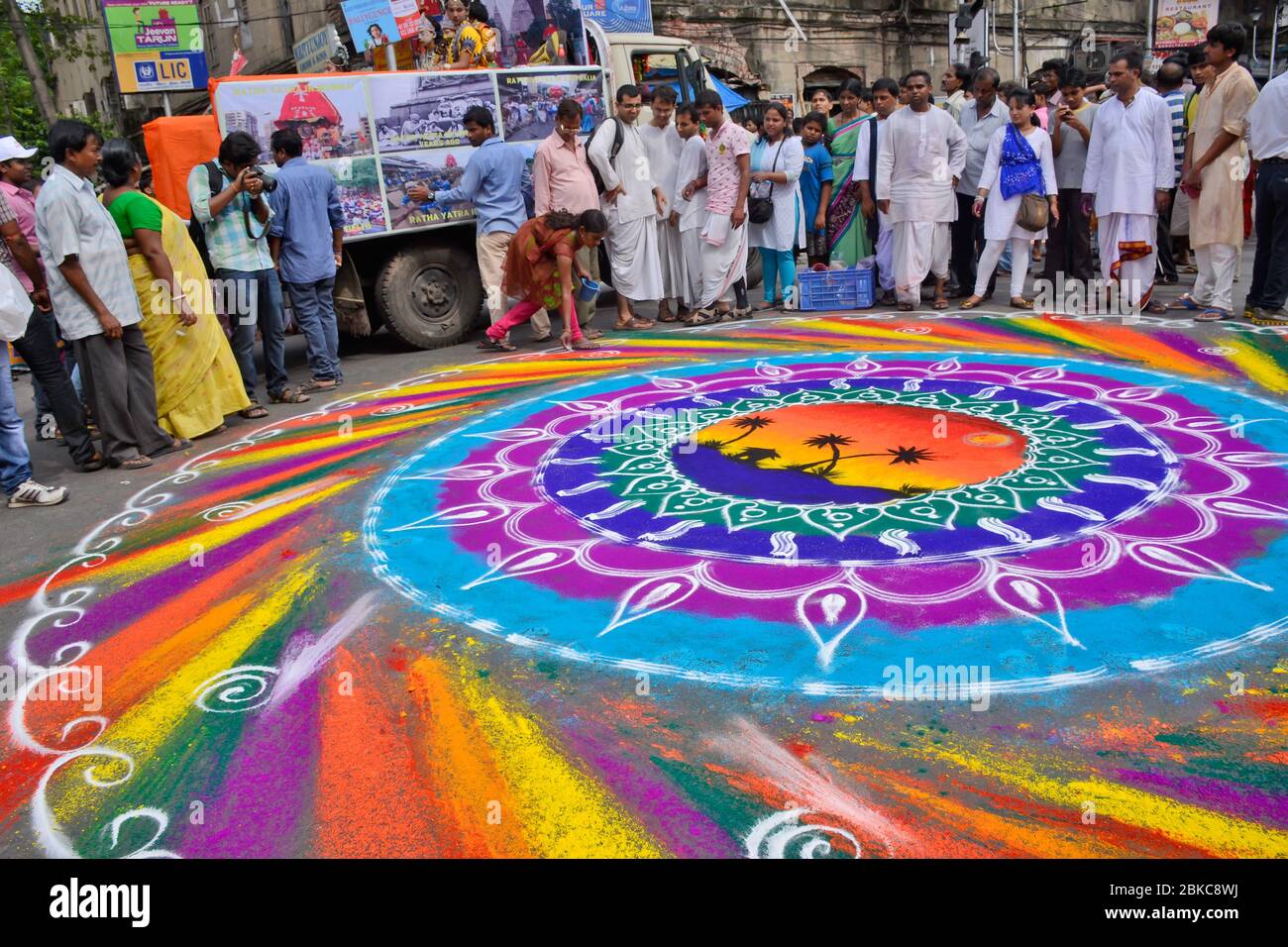 Indian culture rangoli hi-res stock photography and images - Alamy