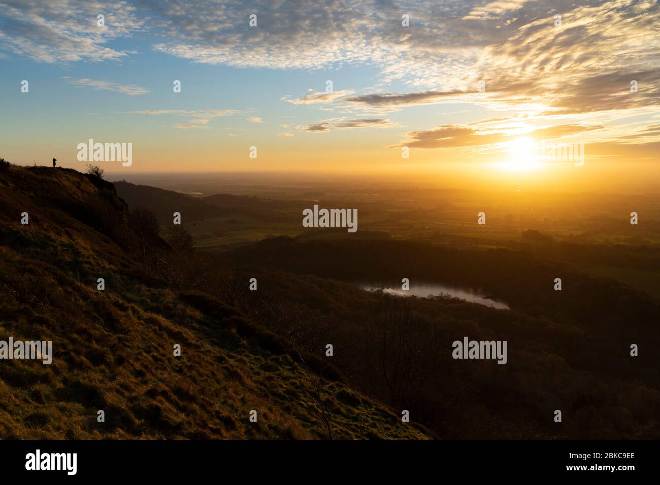 Sutton Bank Sunset - Yorkshire, England, UK Stock Photo - Alamy