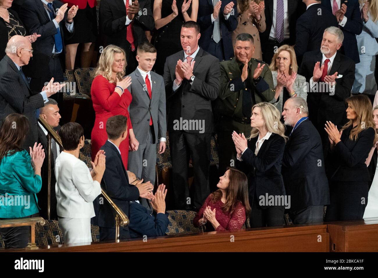 During the 2020 State of the Union address, First Lady Melania Trump ...