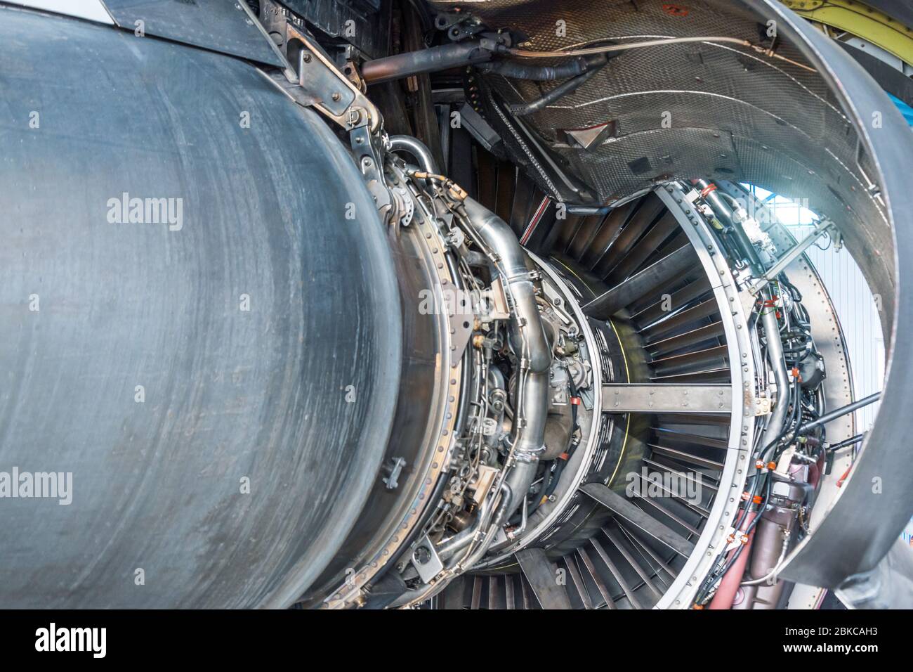 Turbine engine aviation technologies, aircraft jet engine detail in the ...