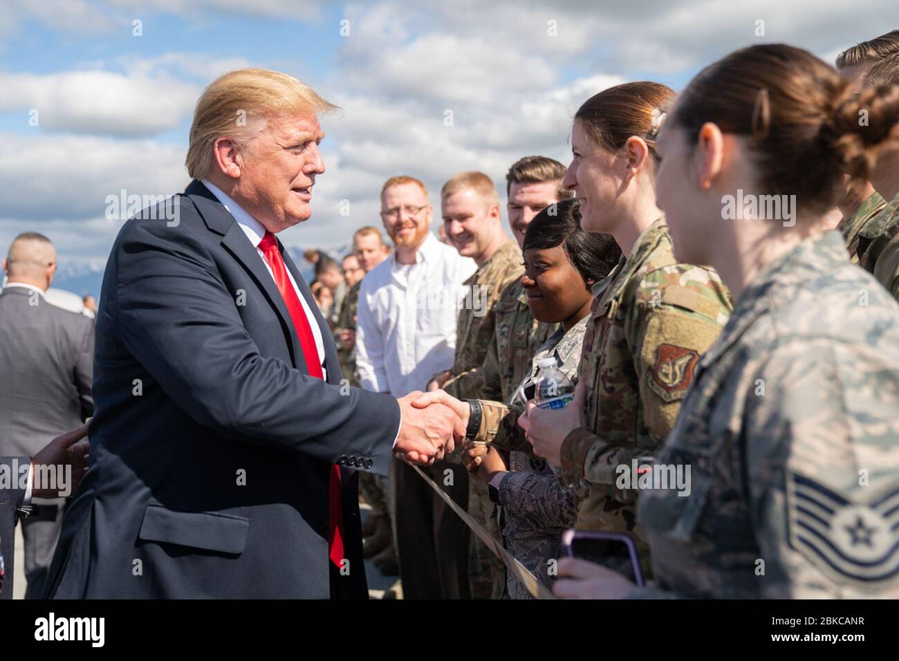 On May 24, 2019, President Donald J. Trump visited Joint Base Elmendorf ...