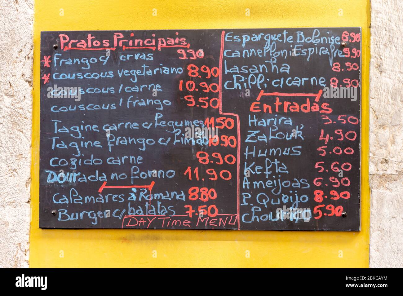 Handwritten sign in portugal hi-res stock photography and images - Alamy