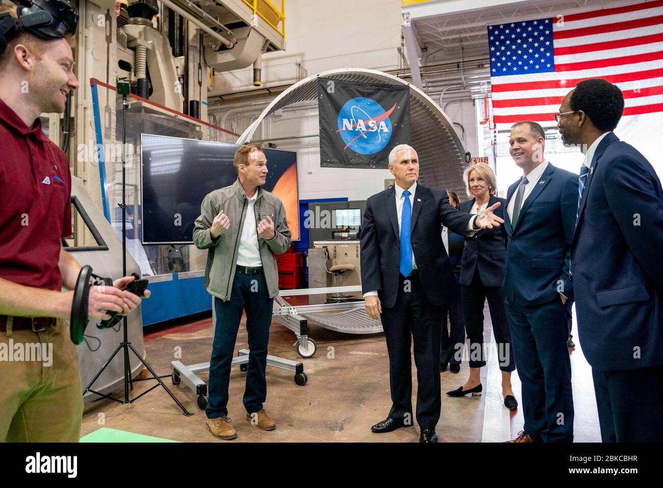 On February 19, 2020, Vice President Mike Pence visited the Structures ...