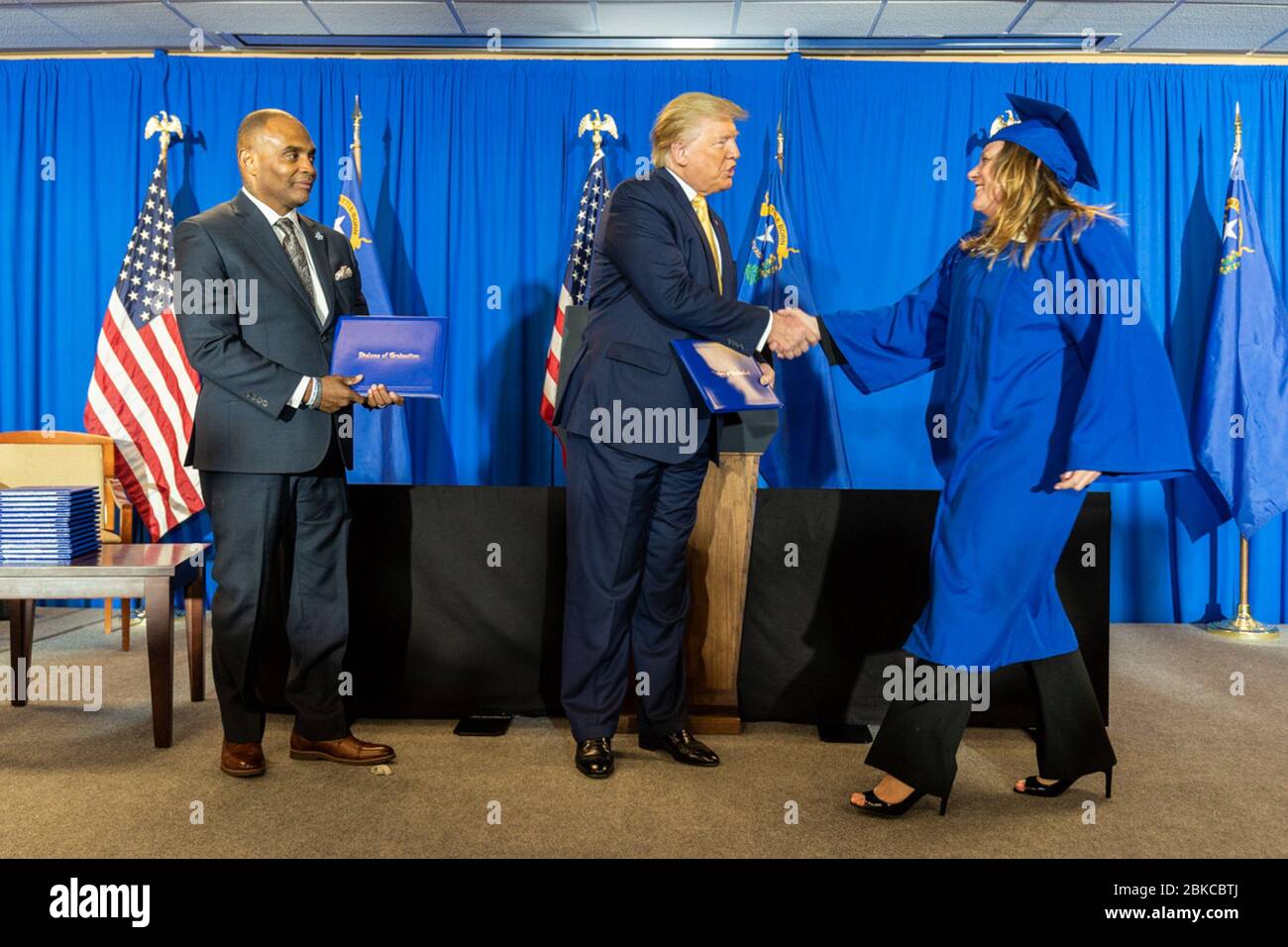 President Donald J. Trump and Hope for Prisoners founder and CEO Jon ...