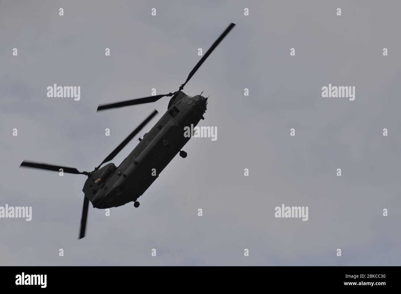 RAF Chinook display team Stock Photo - Alamy