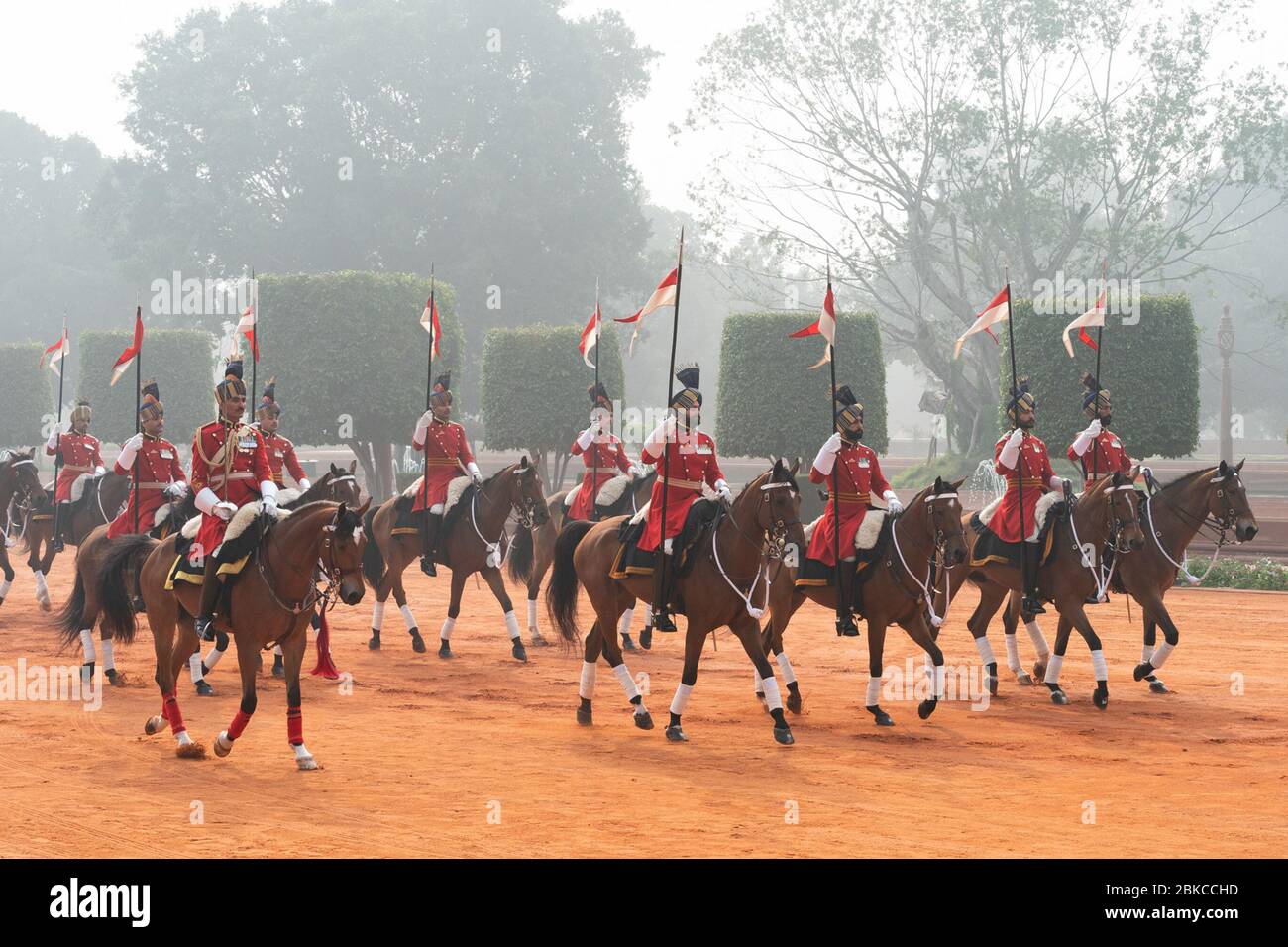 On February 25, 2020, Indian Mounted Guards participated in the formal ...