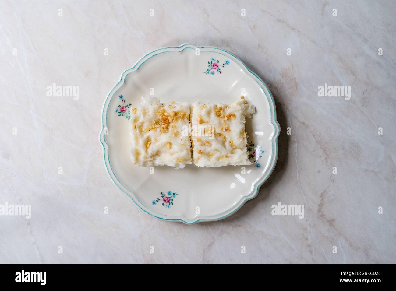 Traditional Turkish Ramadan Dessert Gullac . It is made with gullac ...