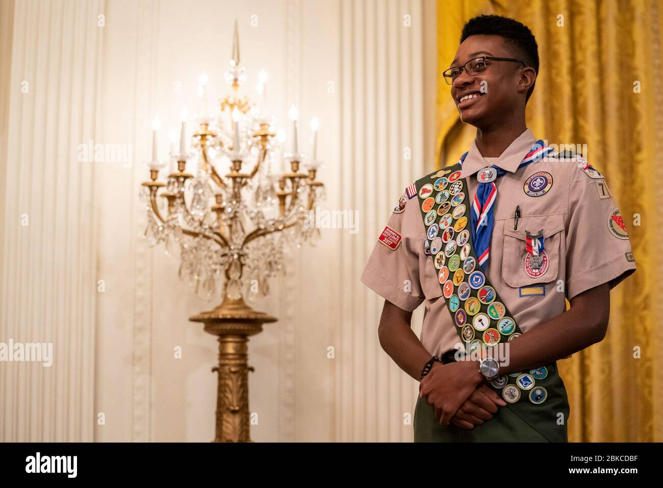 Eagle scout ceremony hi-res stock photography and images - Alamy