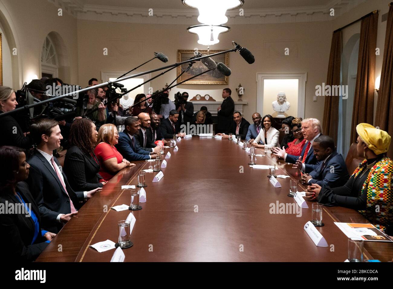 On February 27, 2020, President Trump hosted a reception in the White ...