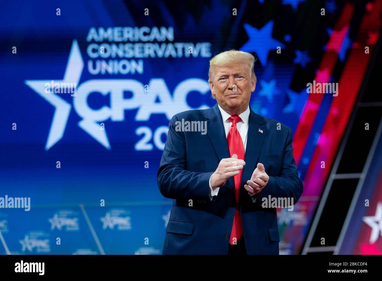 On February 29, 2019, President Donald Trump addressed attendees at the ...