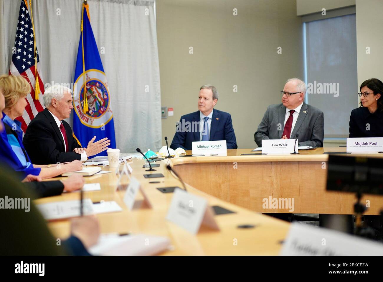 On March 5, 2020, Vice President Mike Pence met with 3M Chairman and ...