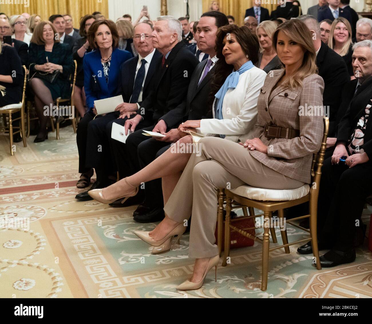 On March 10, 2020, First Lady Melania Trump and the Keane family ...