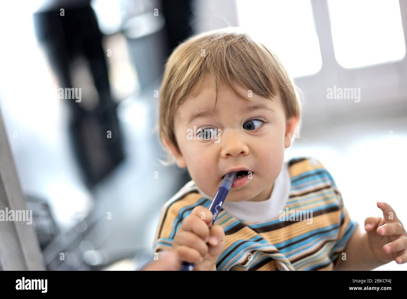Pensive Pen Mouth High Resolution Stock Photography and Images - Alamy