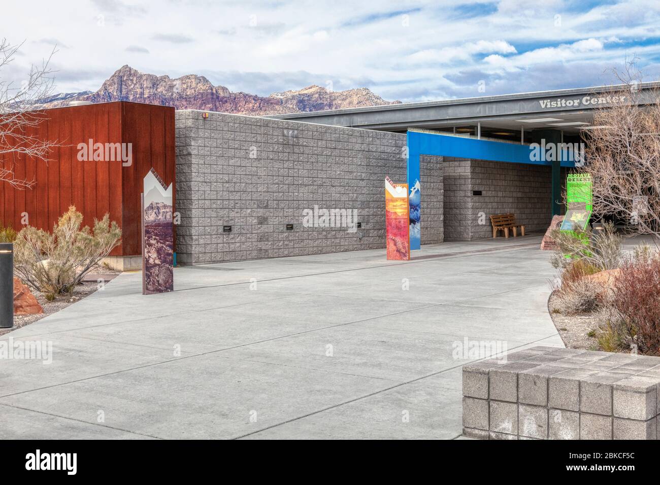 Red Rock Canyon National Conversation Area visitor center, Nevada Stock ...