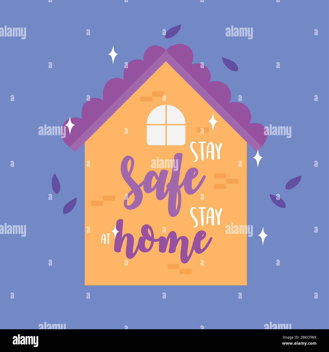 coronavirus messages, stay safe stay at home, lettering prevention ...