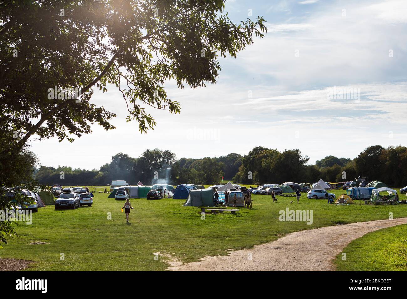 English campsite tents hi-res stock photography and images - Alamy