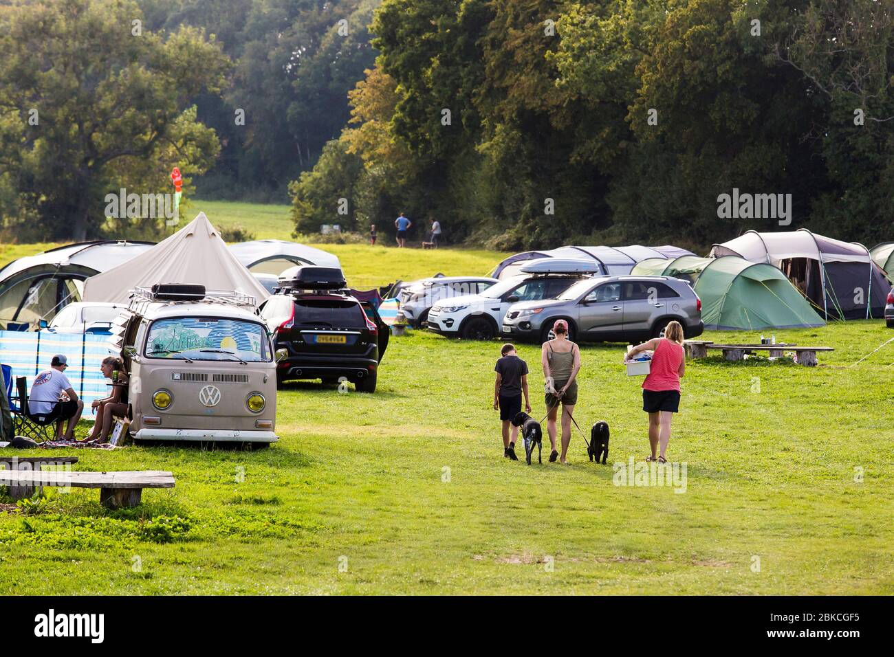 Vw camper van family holiday hi-res stock photography and images - Alamy