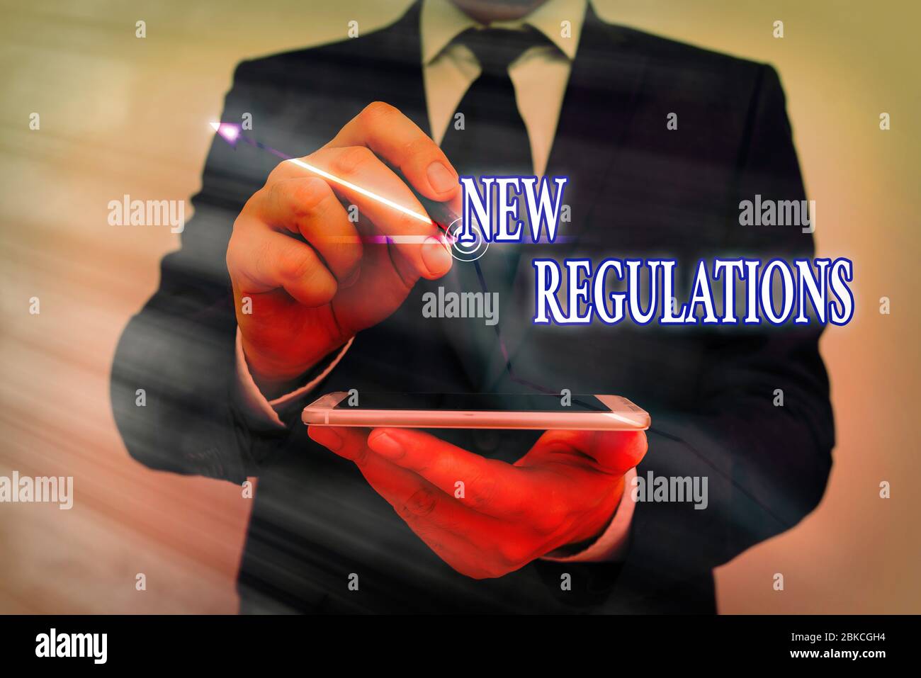 Text sign showing New Regulations. Business photo text Regulation ...