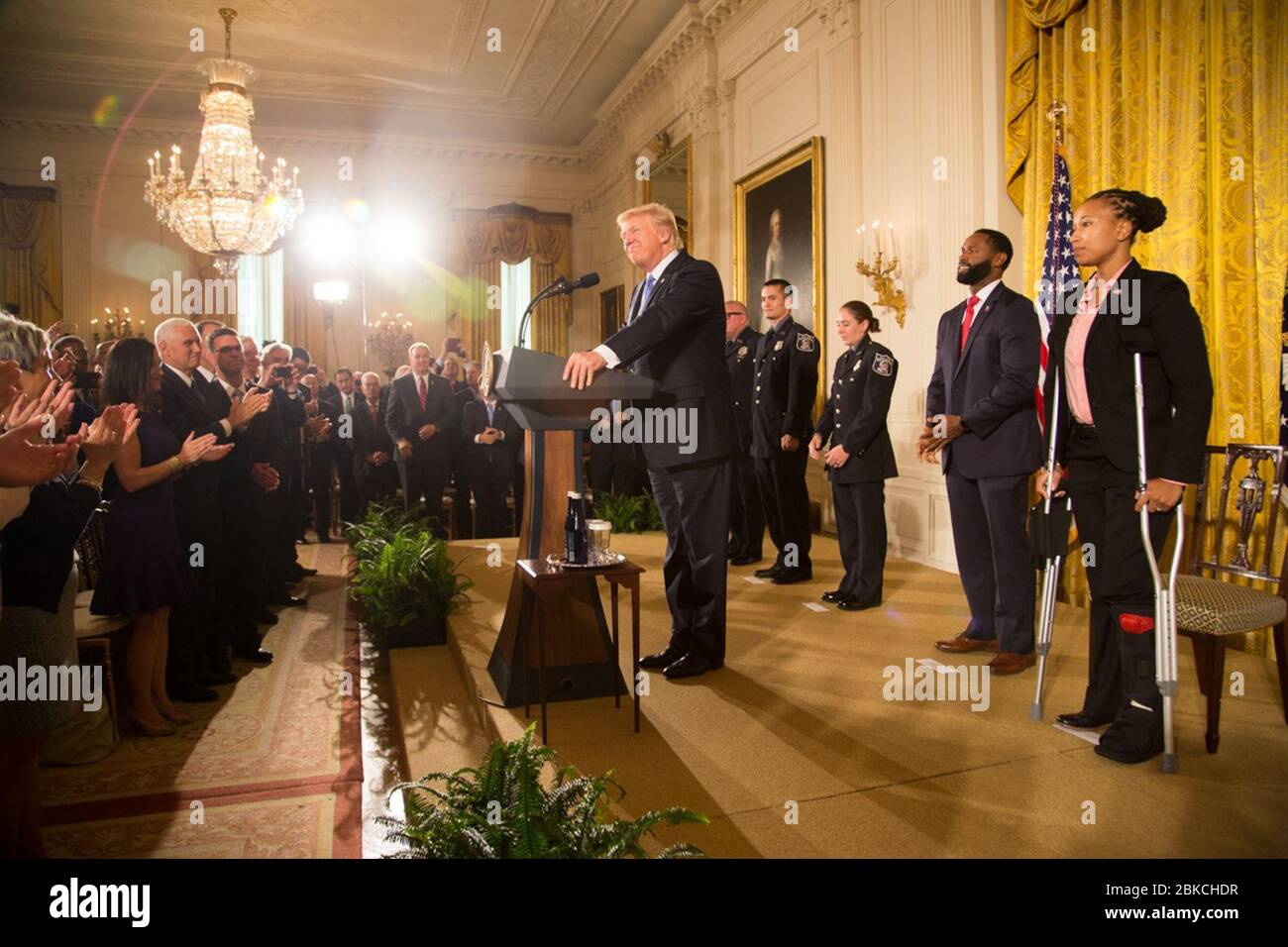 On July 27, 2017, President Donald J. Trump awarded the Medal of Valor ...