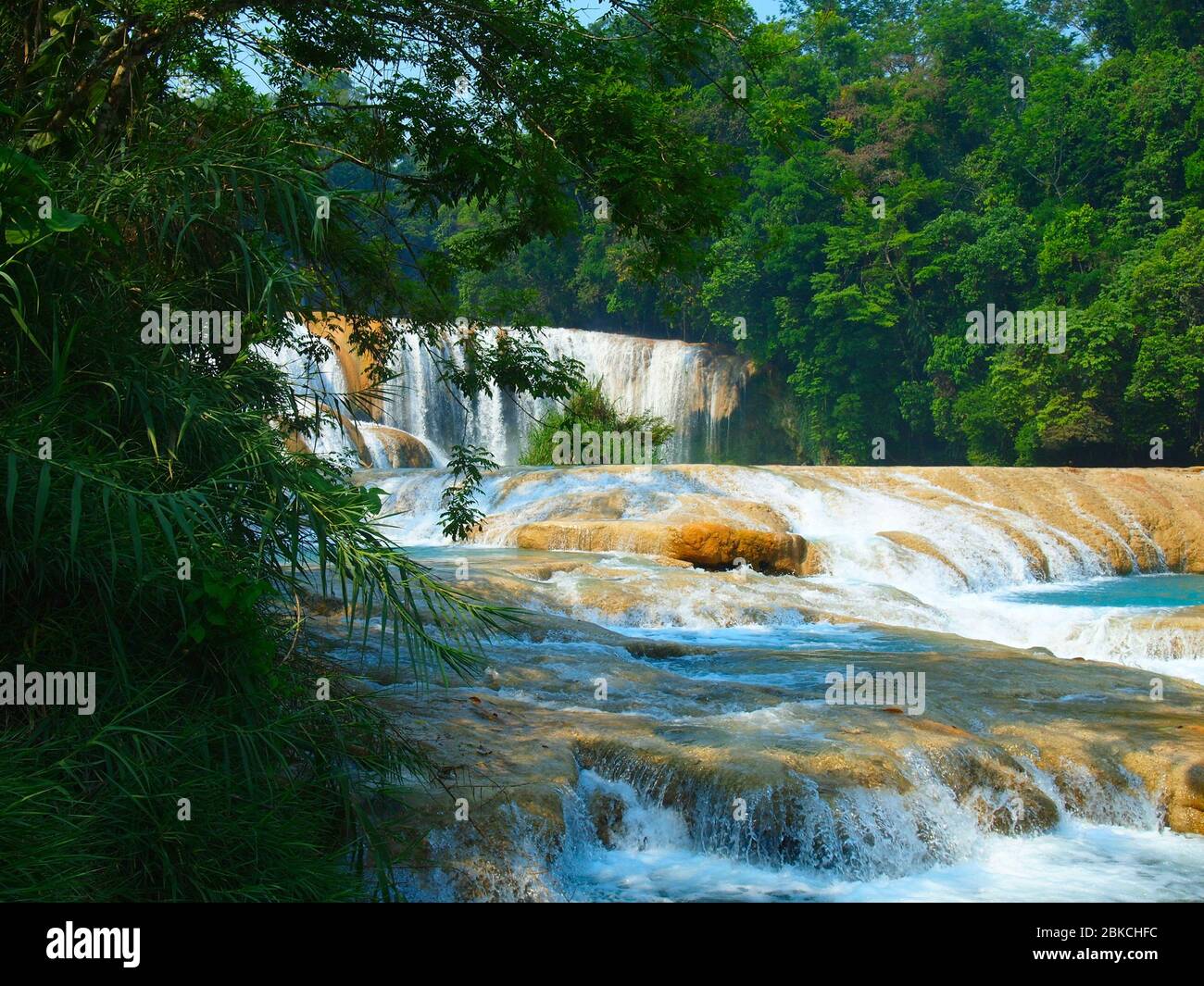 Agua Azul waterfall, Mexico Stock Photo - Alamy