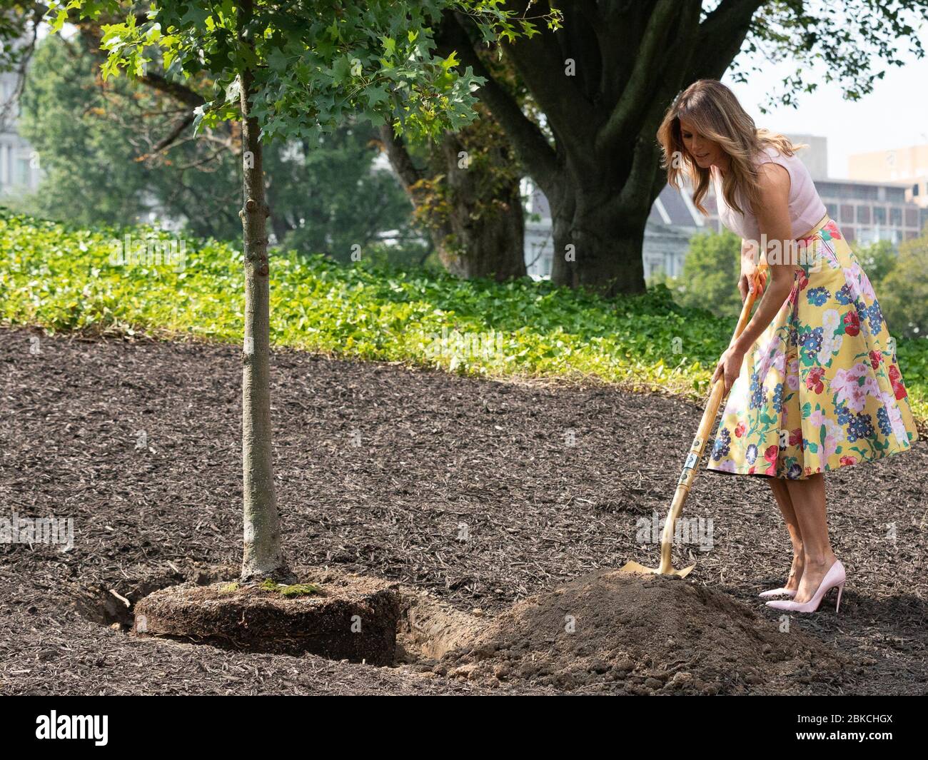 First Lady Melania Trump participates in a White House Historical ...