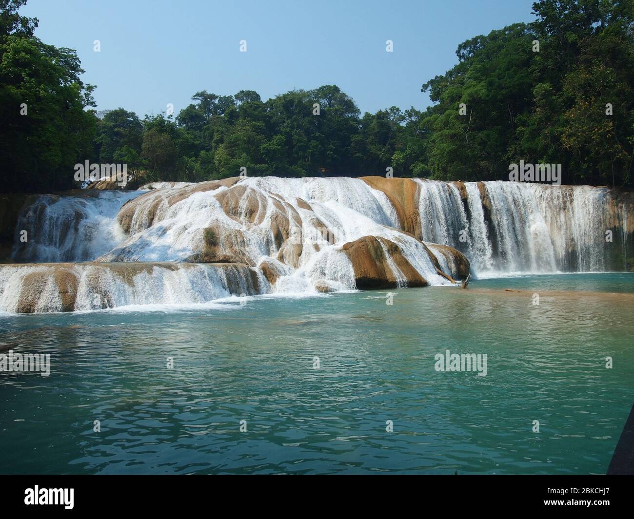 Agua Azul waterfall, Mexico Stock Photo - Alamy
