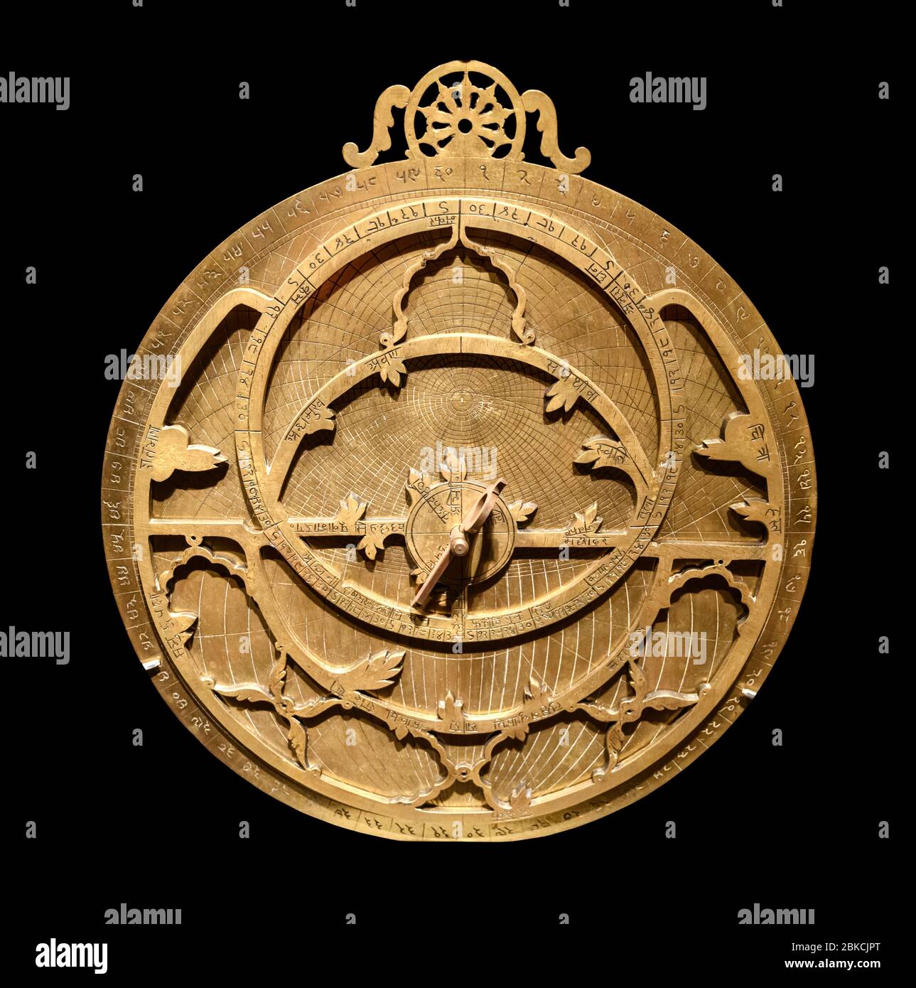 Planispheric Astrolabe, Brass, India, 18th century Stock Photo - Alamy