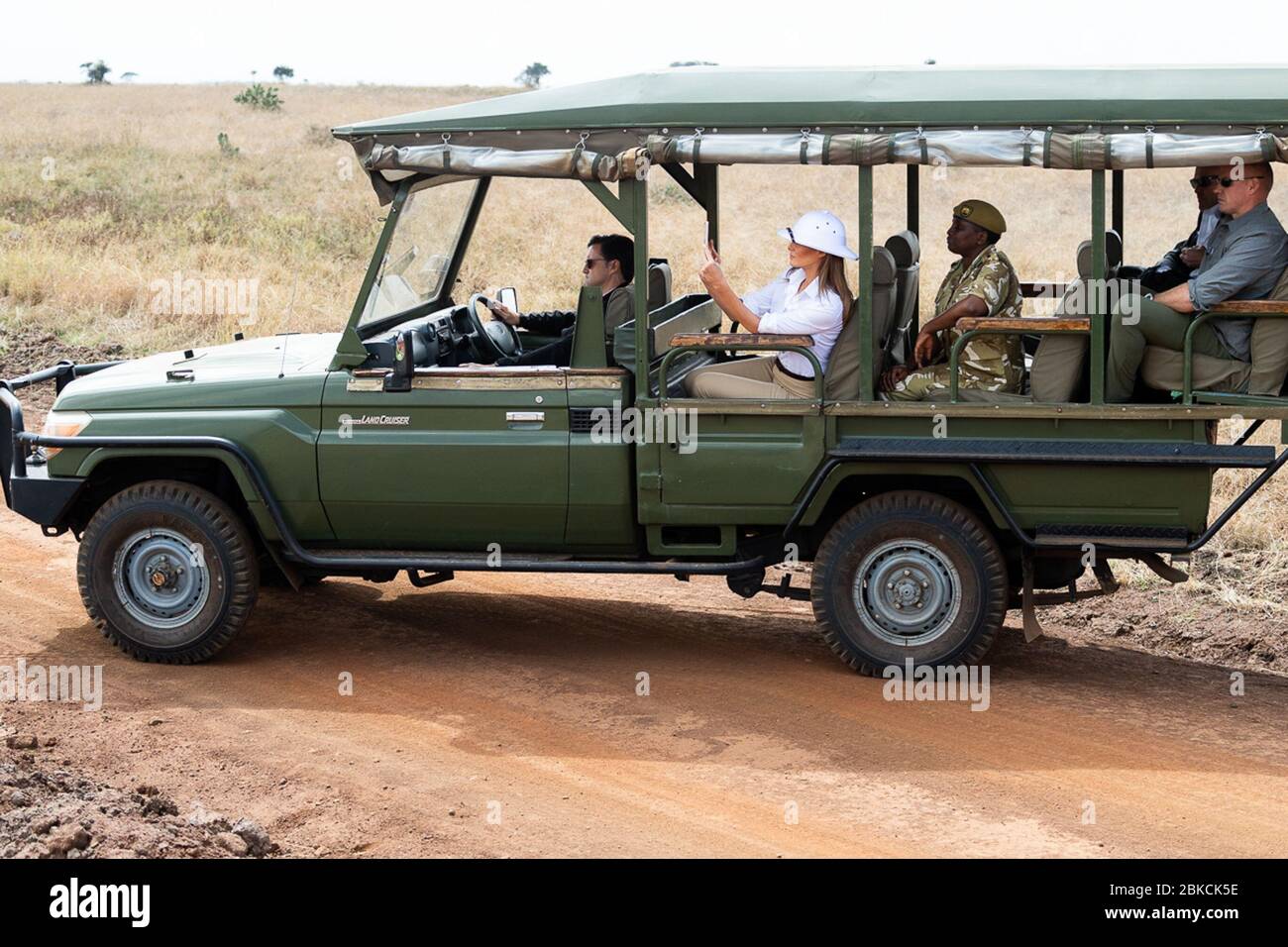 On October 5, 2018, First Lady Melania Trump participated in a safari ...