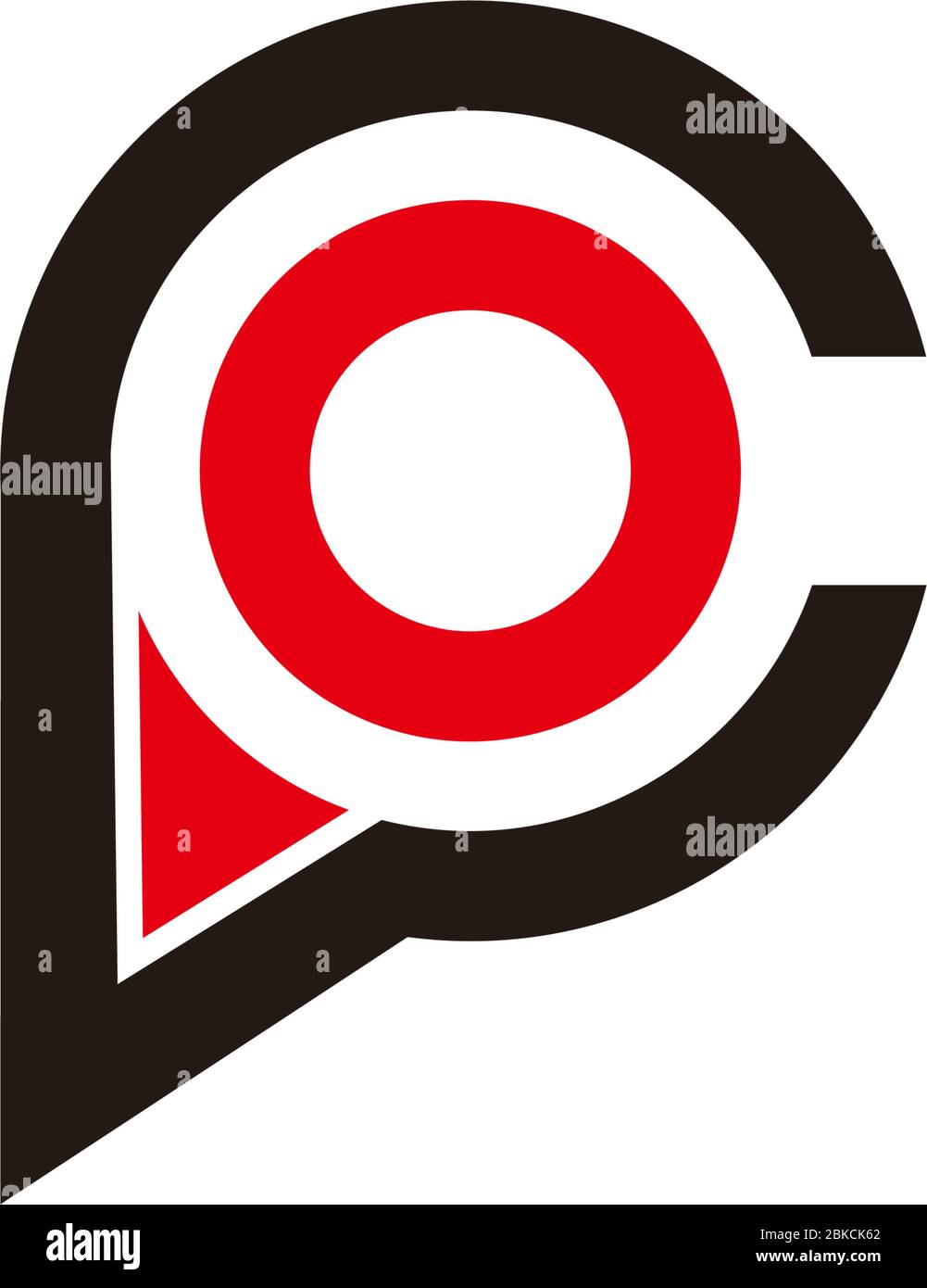 Letter pc vector vectors Cut Out Stock Images & Pictures - Alamy