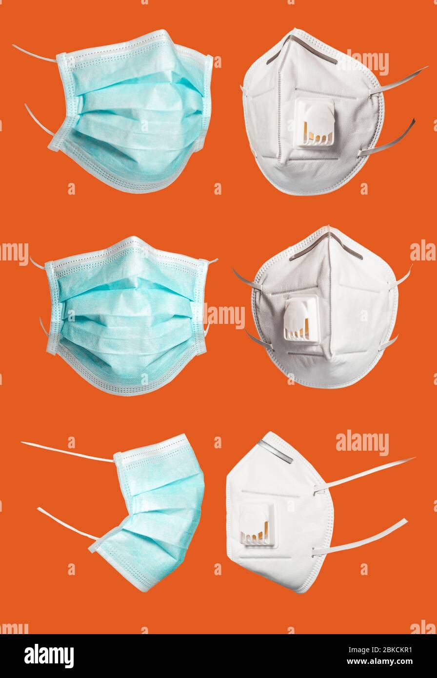Set medical disposable flu hi-res stock photography and images - Alamy