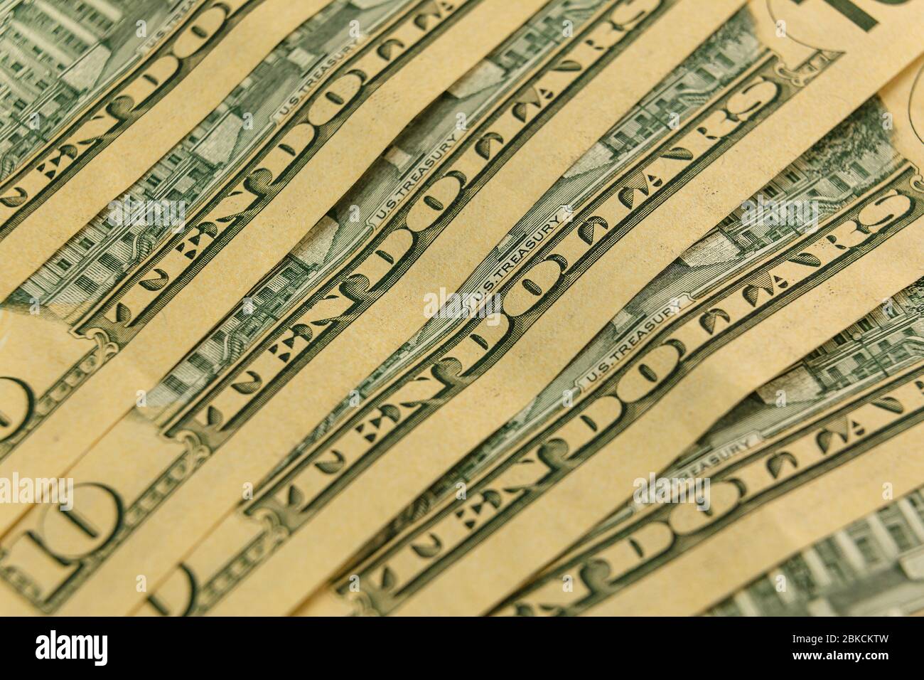 ten dollar bills, background from paper money Stock Photo - Alamy