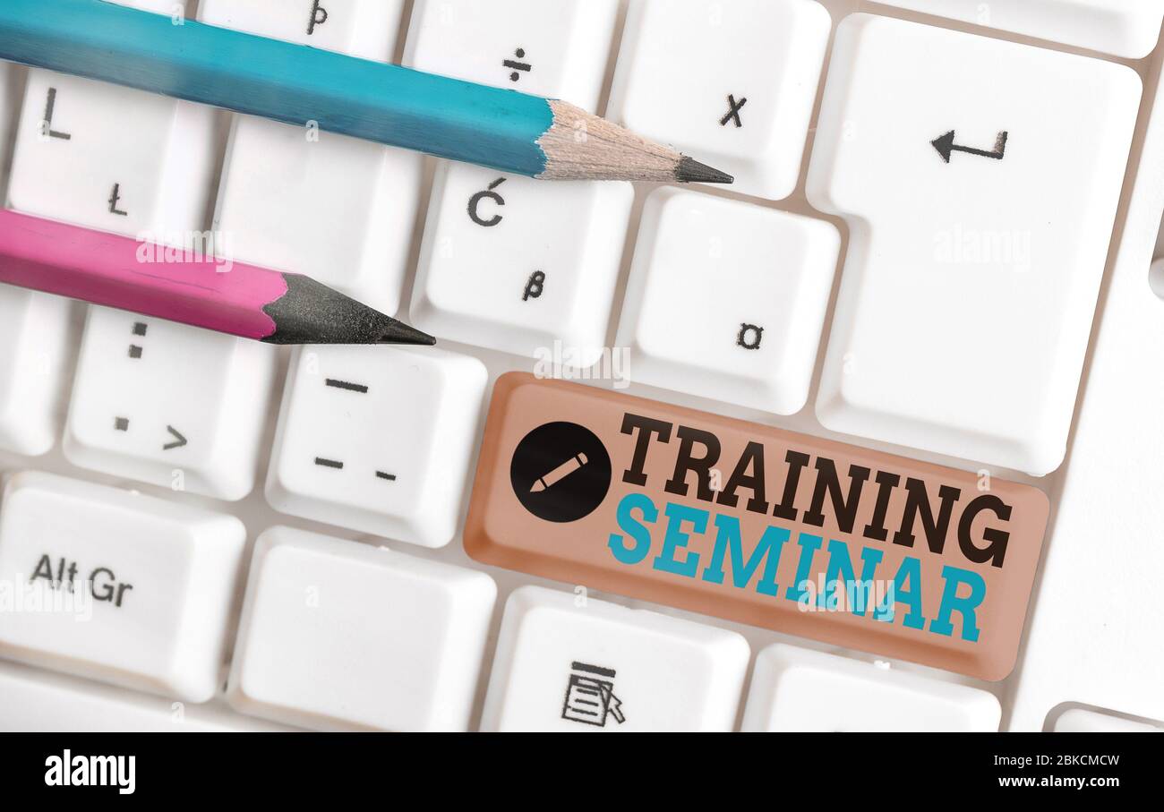 Handwriting text writing Training Seminar. Conceptual photo Academic ...
