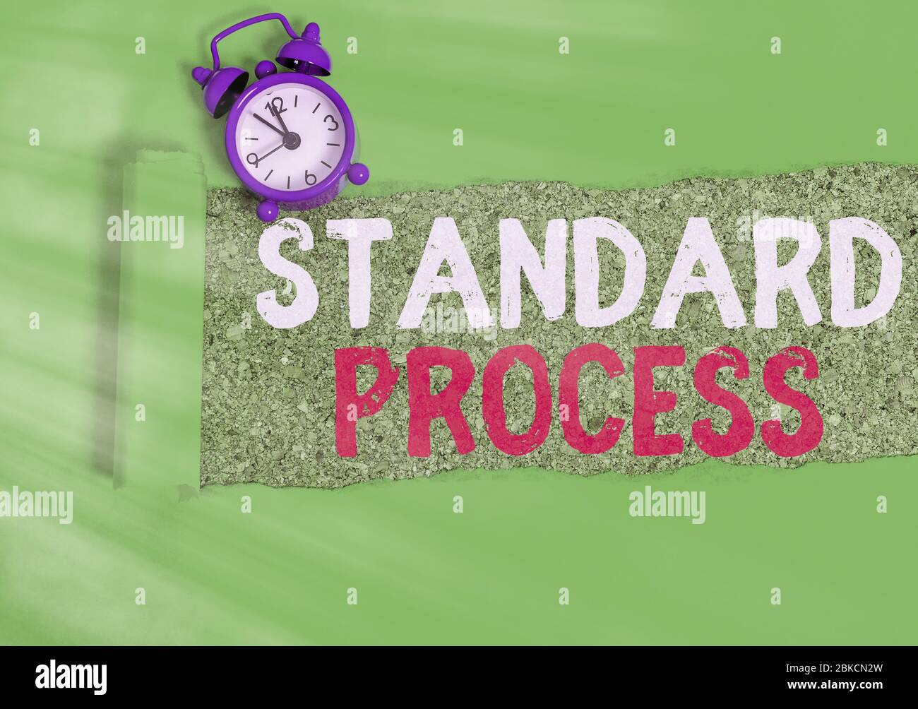 Writing note showing Standard Process. Business concept for rules made ...