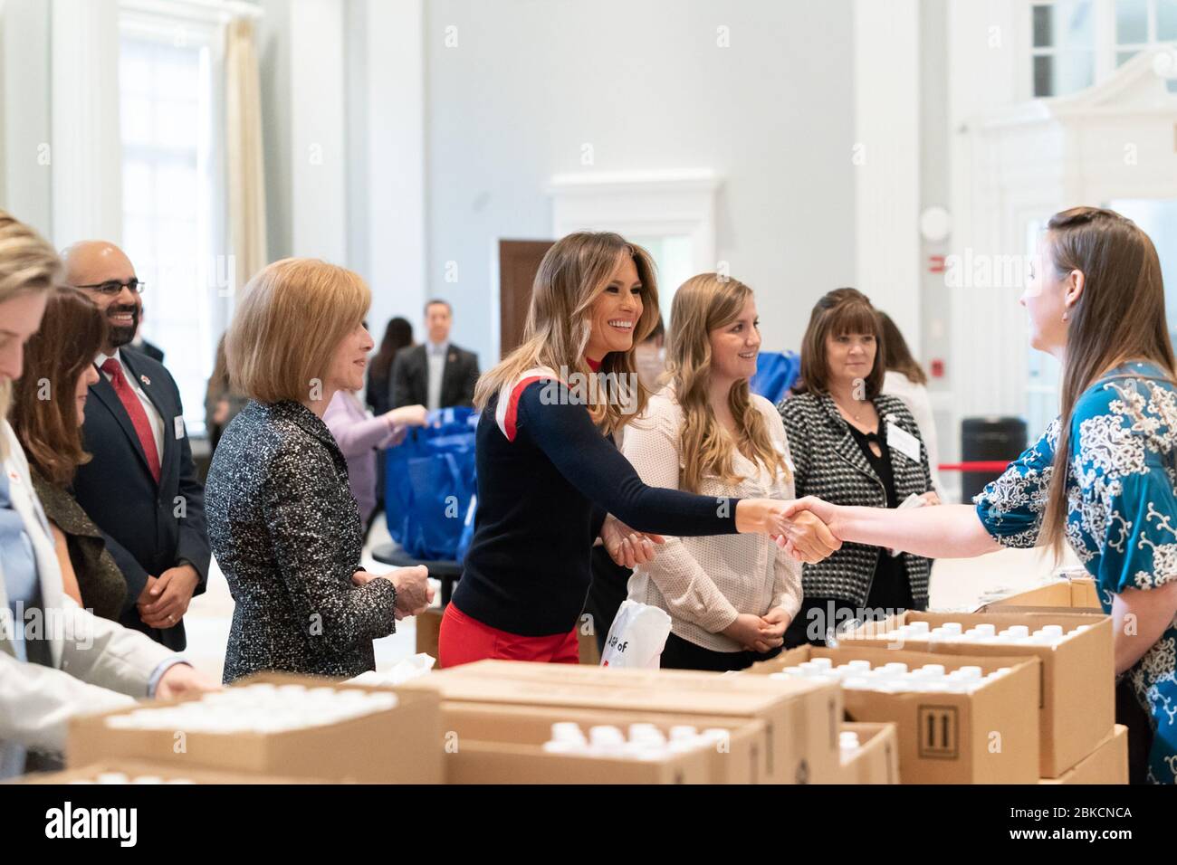 On November 27, 2018, First Lady Melania Trump and Mrs. Karen Pence ...