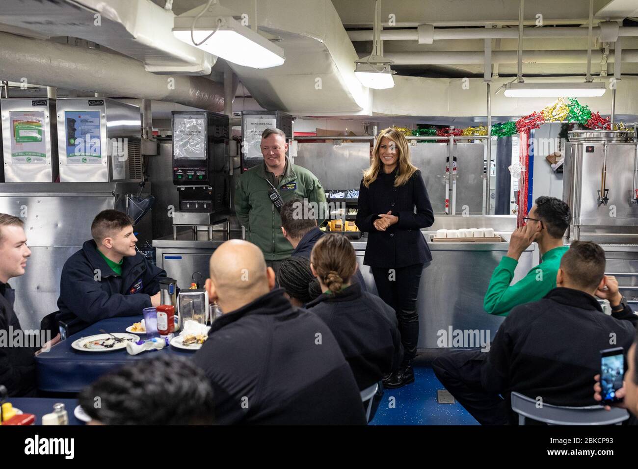 On December 12, 2018, First Lady Melania Trump, accompanied by U.S ...