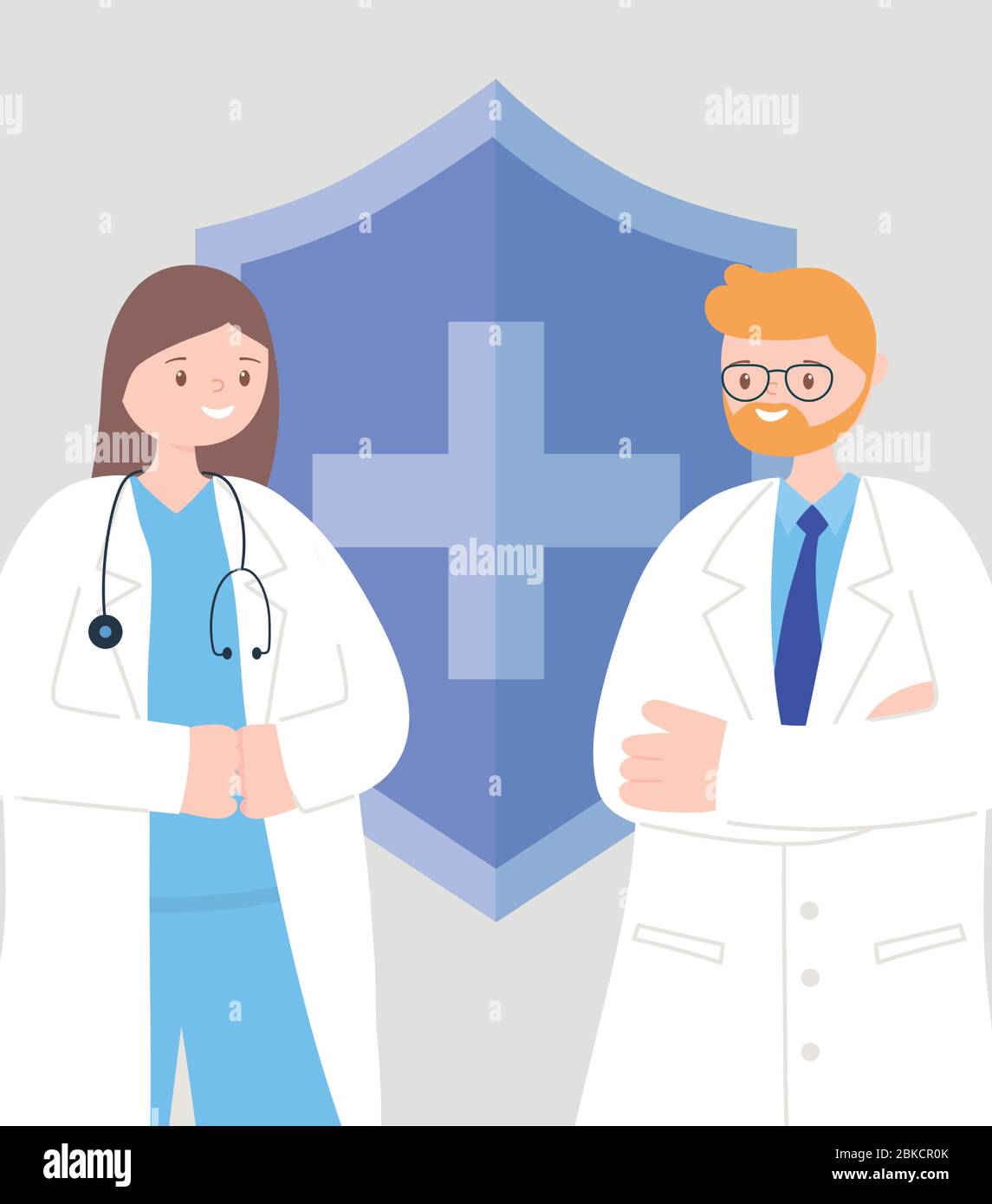 Occupational health physicians Stock Vector Images - Alamy