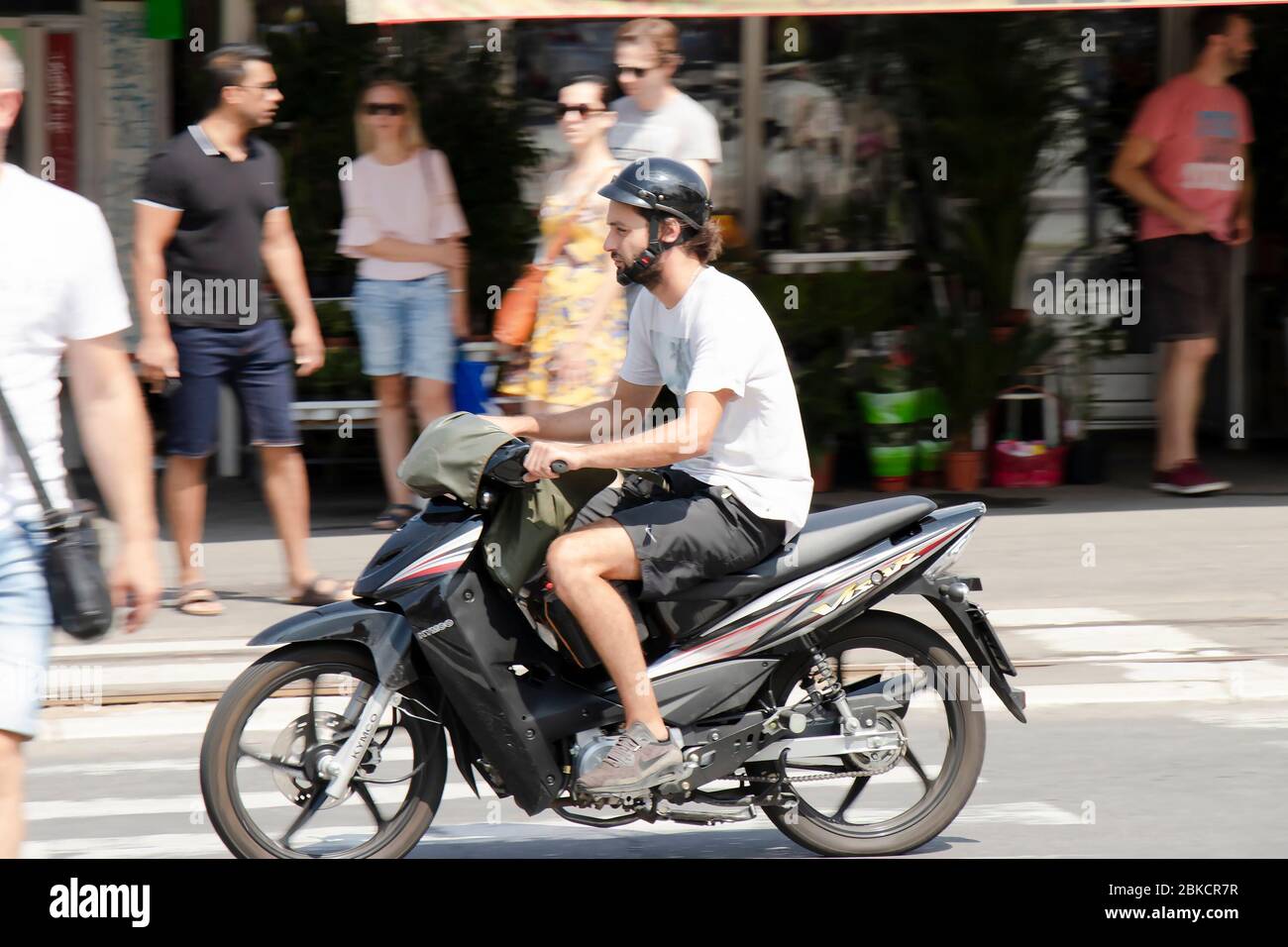 Biker crowd hi-res stock photography and images - Alamy