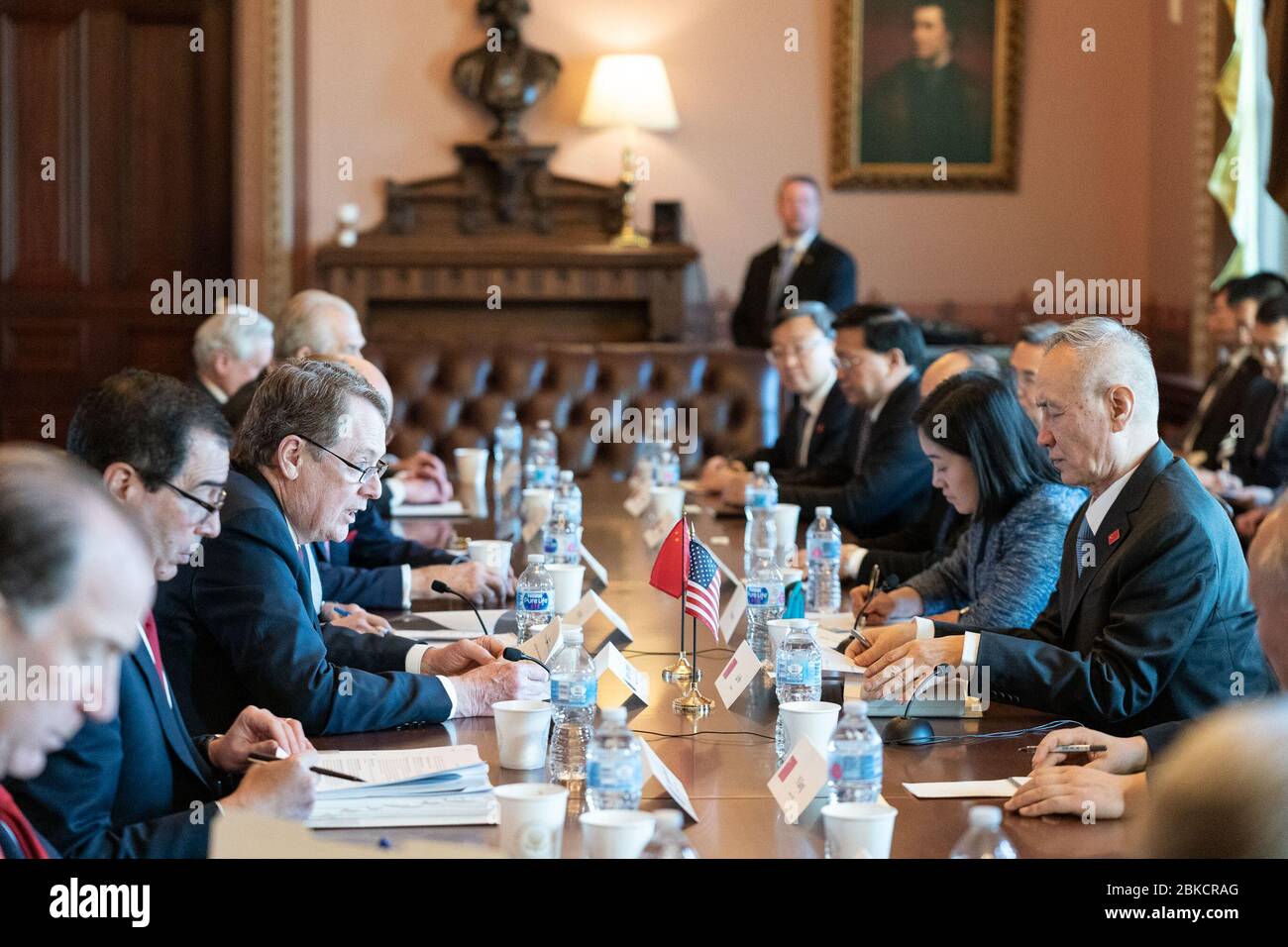 Reception chinese trade delegation hi-res stock photography and images ...