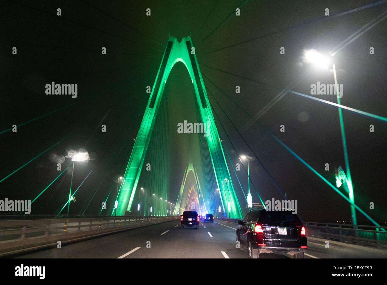 On February 26, 2019, President Donald J. Trump's motorcade crosses a ...