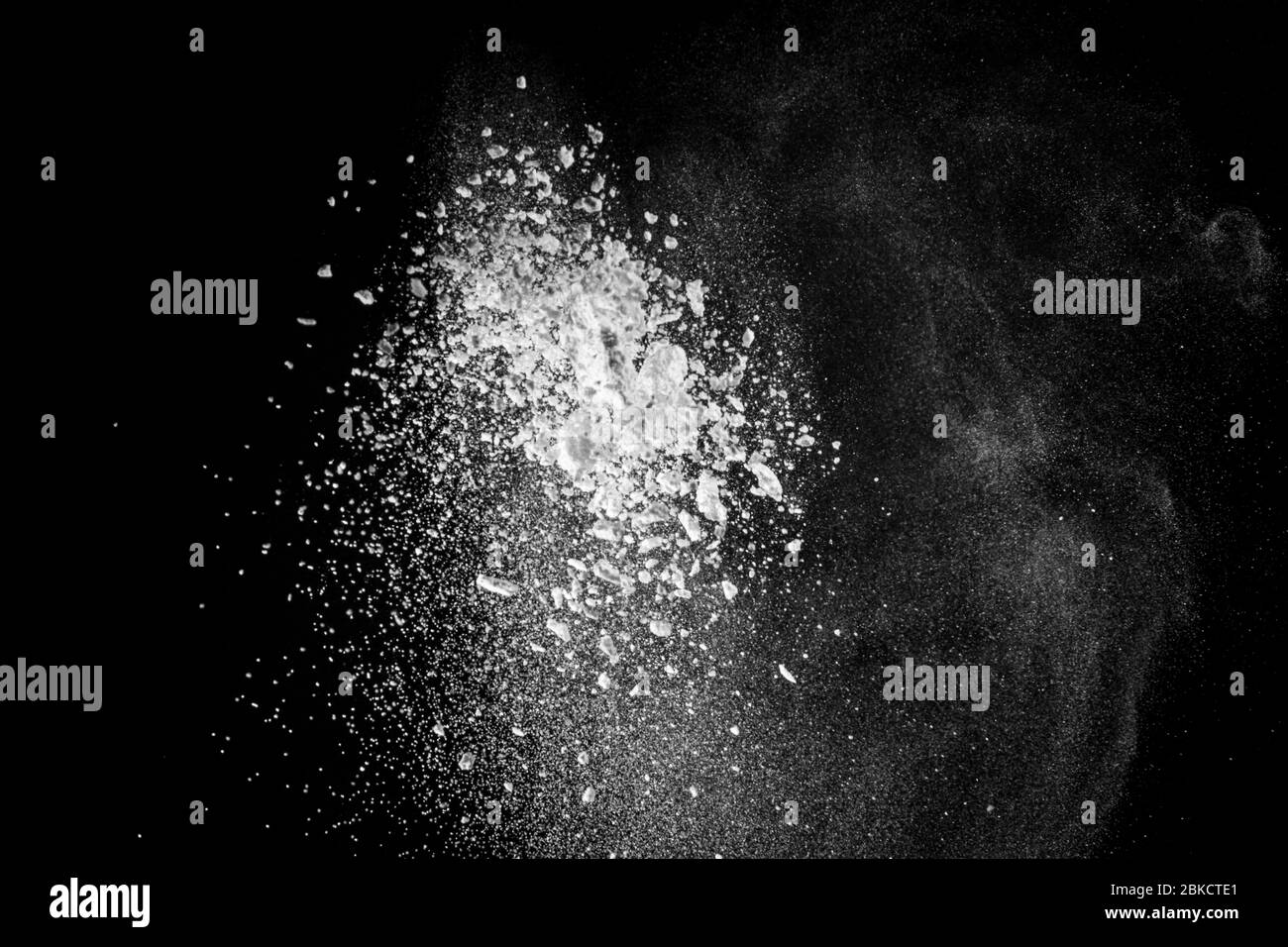 Particles wave motion design pattern Black and White Stock Photos ...