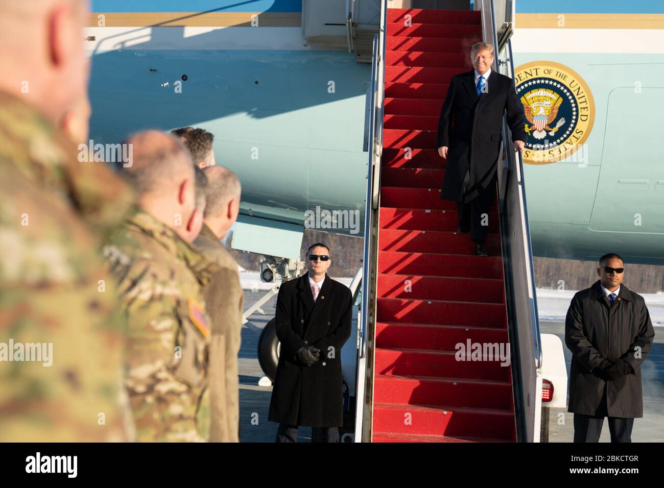 On February 28, 2019, President Donald Trump arrived at Joint Base ...