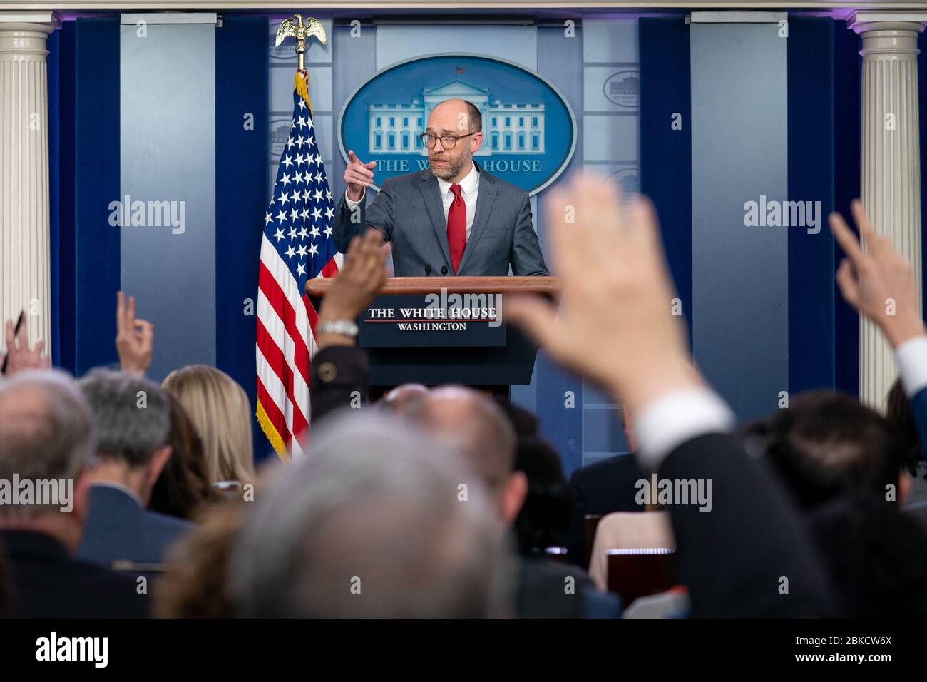 On March 11, 2019, Acting OMB Director Russell Vought takes questions ...