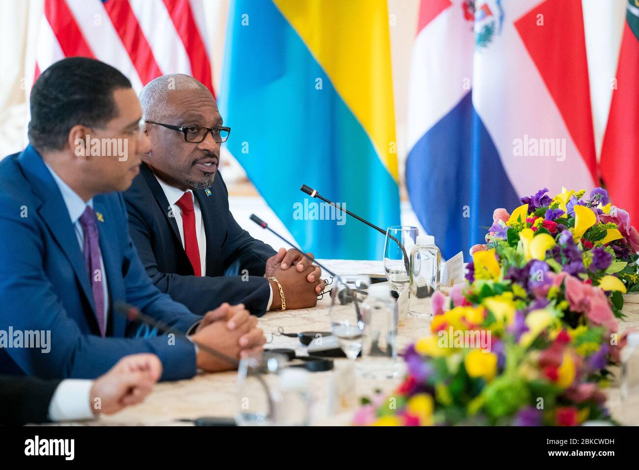 Prime Minister Hubert Minnis of the Commonwealth of the Bahamas ...