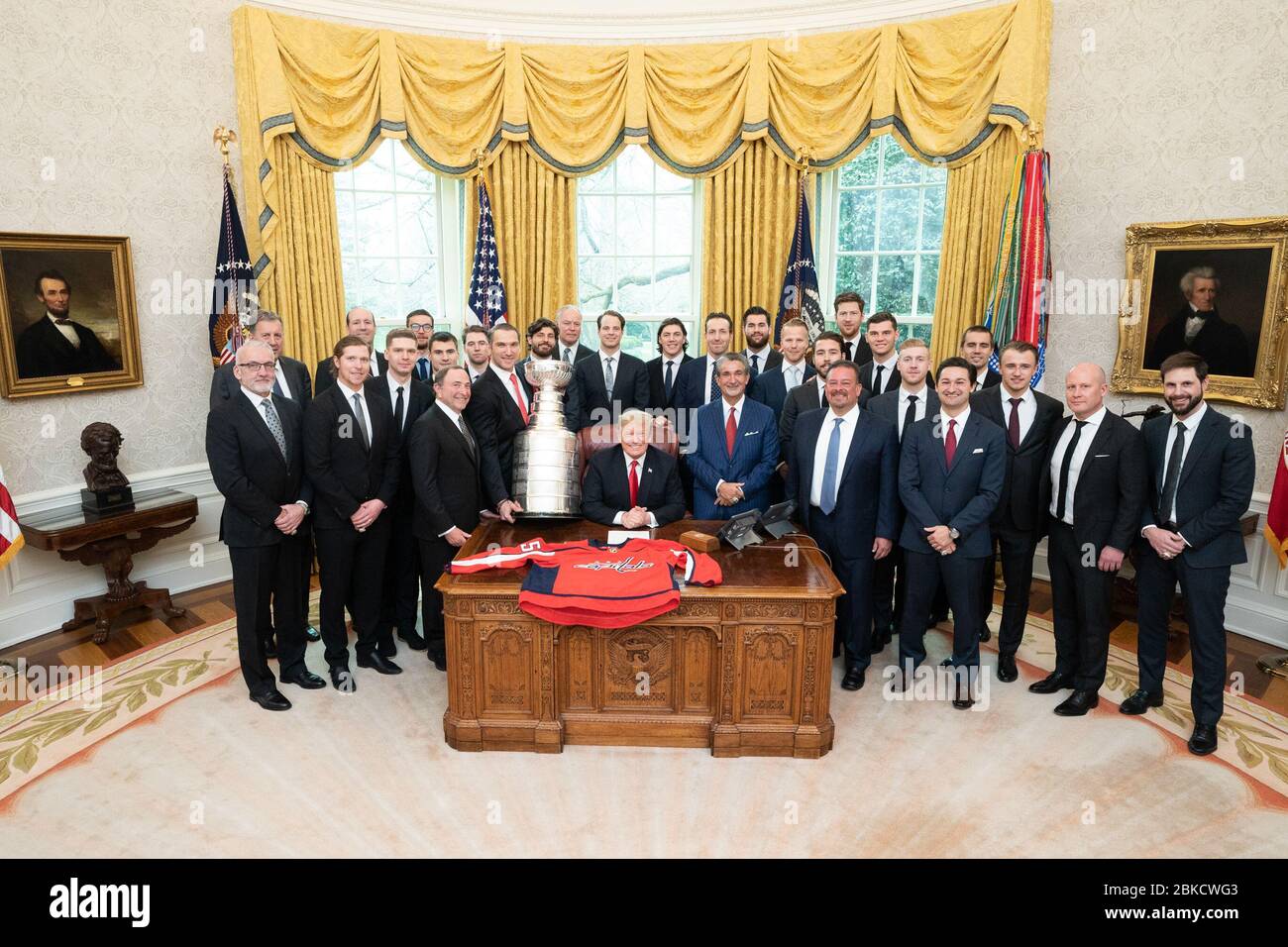 On March 25, 2019, President Donald J. Trump met with the players from ...