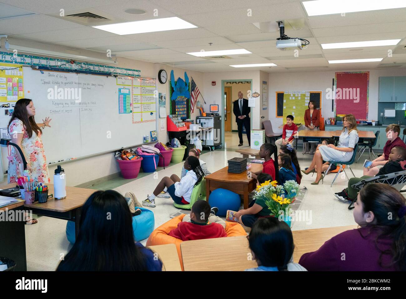 On March 28, 2019, First Lady Melania Trump visited West Gate ...