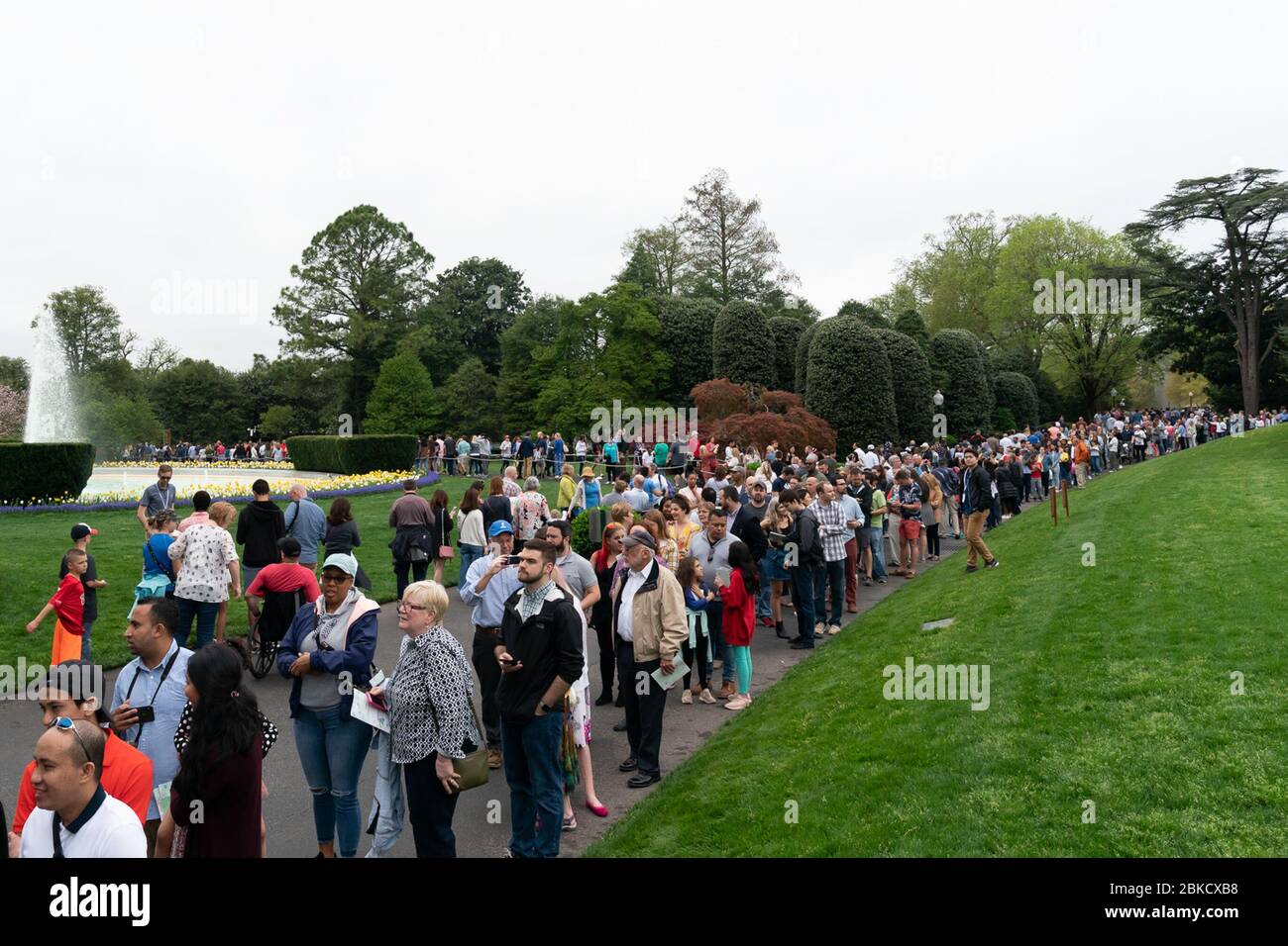 The 2019 White House Spring Garden Tours offered visitors the ...