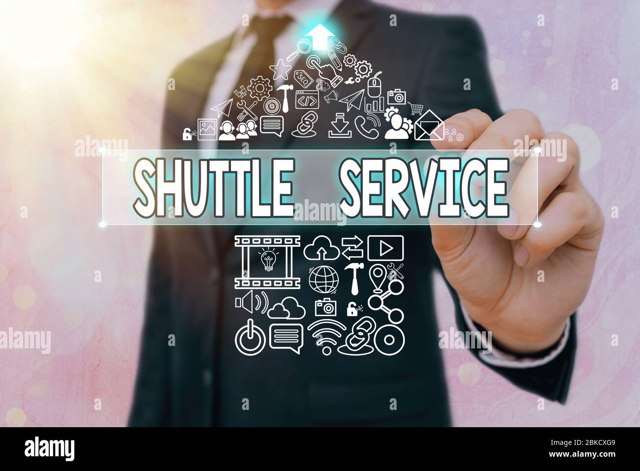 Handwriting text Shuttle Service. Conceptual photo vehicles like buses ...