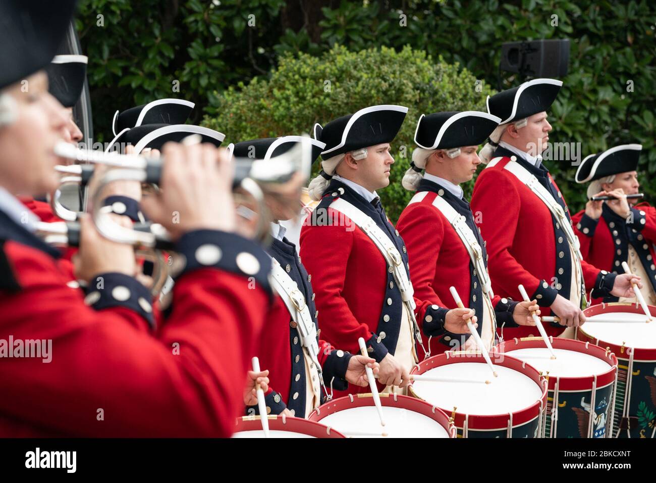 On April 22, 2019, the U.S. Army Old Guard Fife and Drum Corps ...